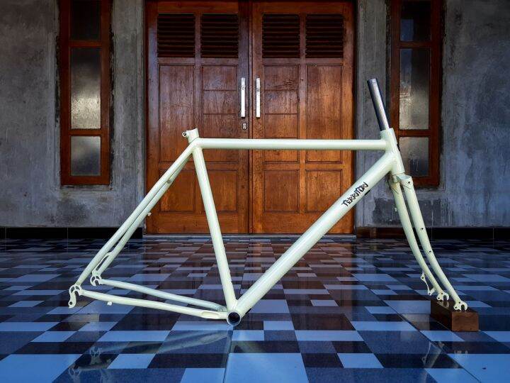 frame set /frame dan fork sepeda gravel bike, touring, roadbike ...