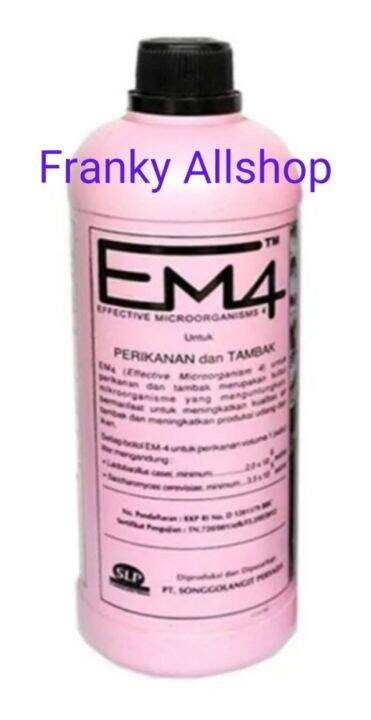 EM4 BAKTERI BAIK UNTUK PERIKANAN DAN TAMBAK (1 LITER) | Lazada Indonesia