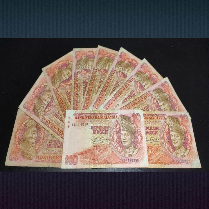 JL Antiques Malaysia Banknote Wang RM10 Siri 5 Aziz Taha | Lazada