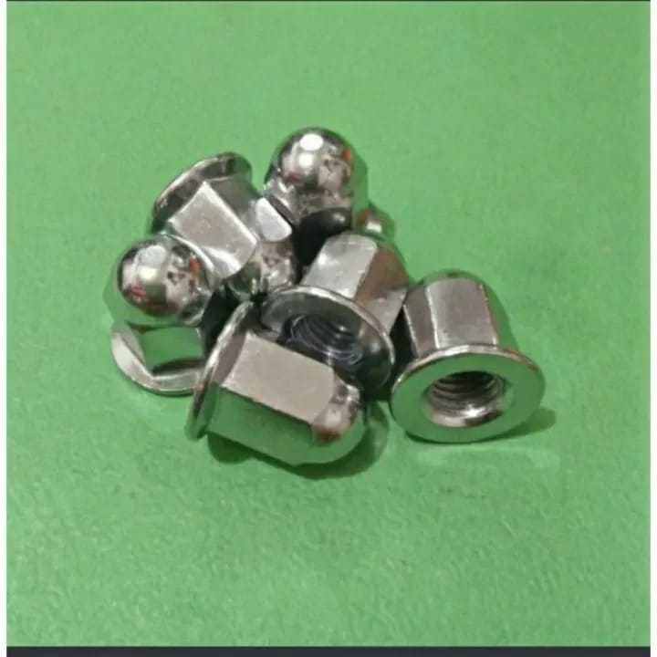 ( 2pcs ) Mur topi m8/12 motor mio / Nut Cap Mur Knalpot CB 150 Verza ...