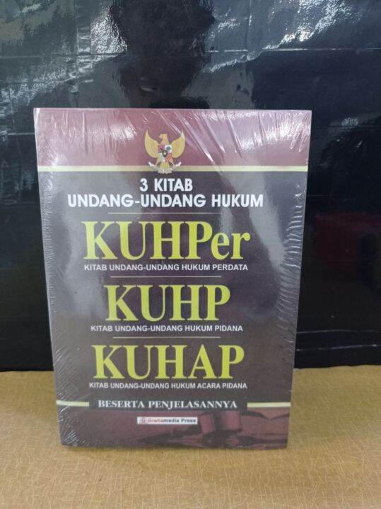 3 KITAB UNDANG-UNDANG HUKUM KUHAPER, KUHP, DAN KUHAP. BESERTA PENJELASANNYA | Lazada Indonesia