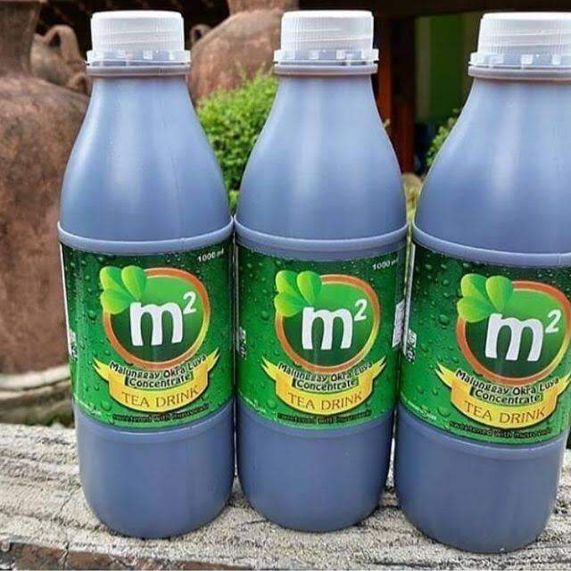 M2 Malunggay Tea Drink 1L (Malunggay (Moringa) , Okra (Lady Finger) and ...