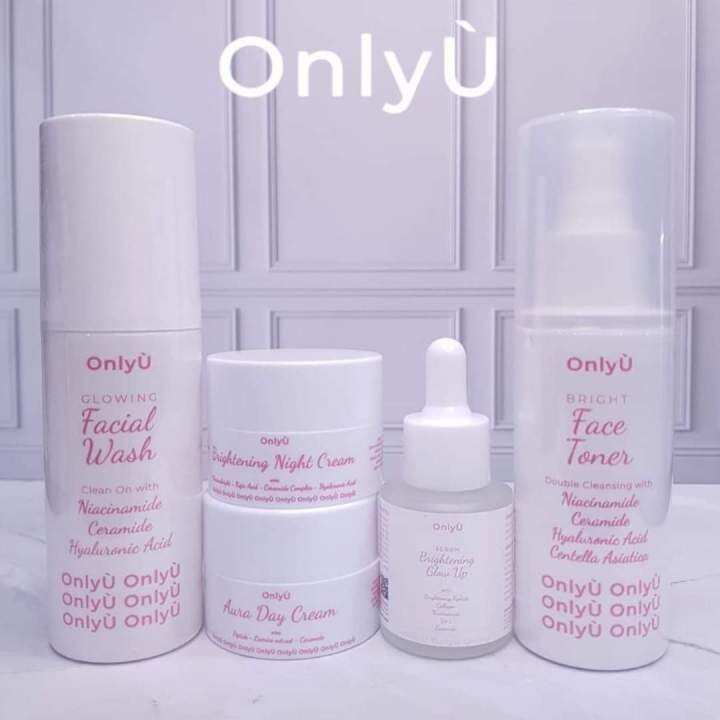 ONLY U SKINCARE 100% ORIGINAL 1 PAKET LENGKAP | Lazada Indonesia
