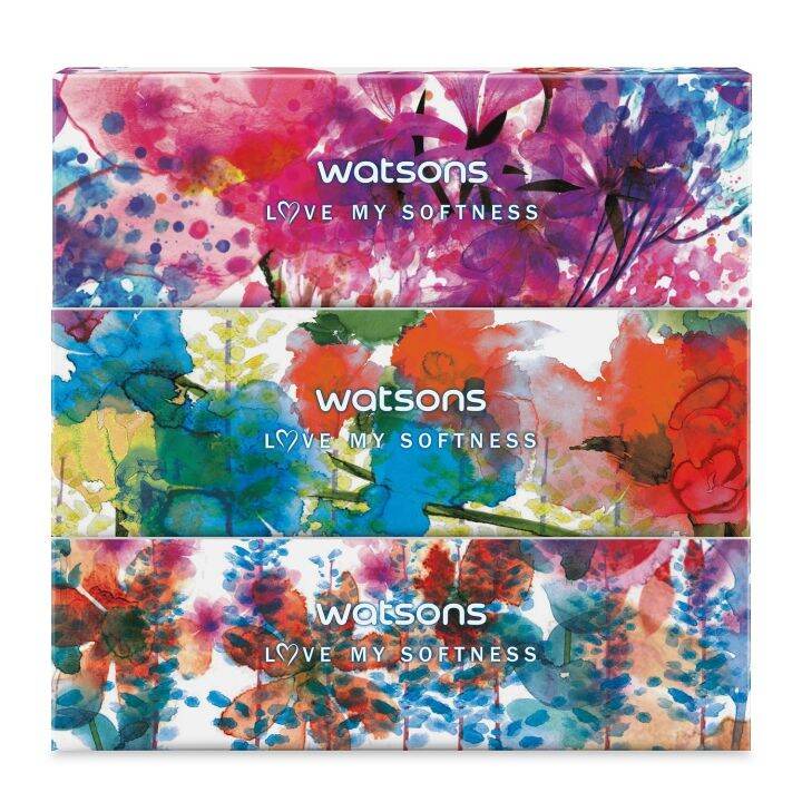 Watsons Facial Tissue 100s 3ply (3Box) | Lazada PH