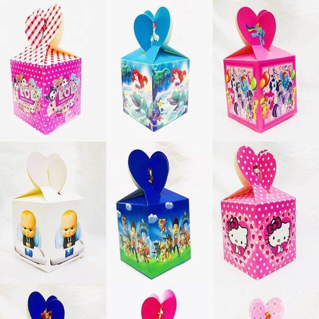 character candy box 6pcs per pack / party box / paw patrol / hellokity ...