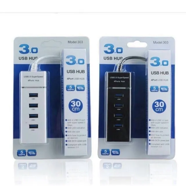 Hub Usb 3 . 0 ความเร็วสูง 4 พอร์ต | Lazada.co.th