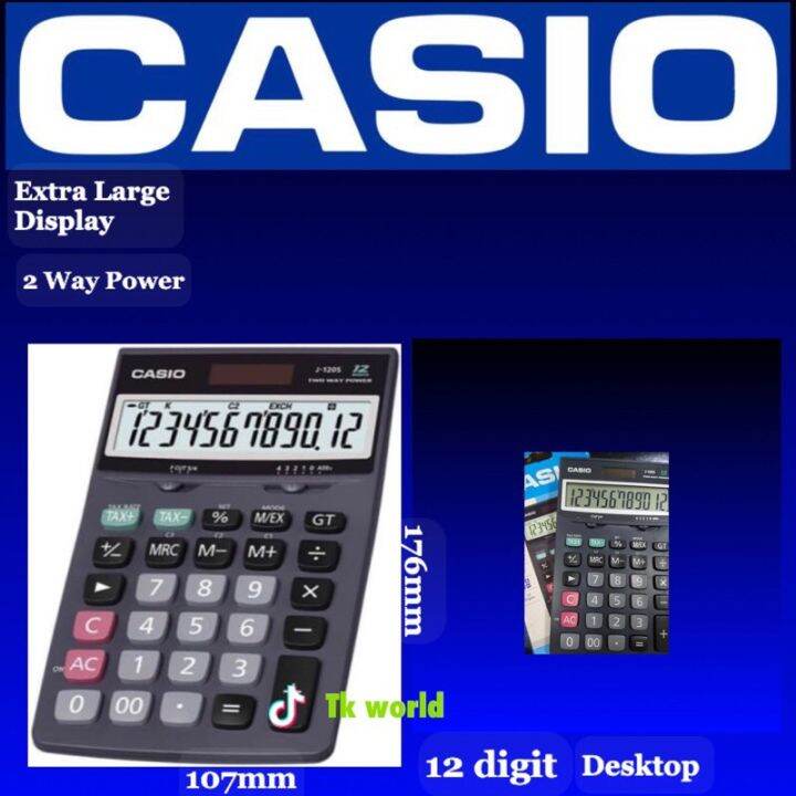 Casio J-120S Desktop Calculator | Lazada