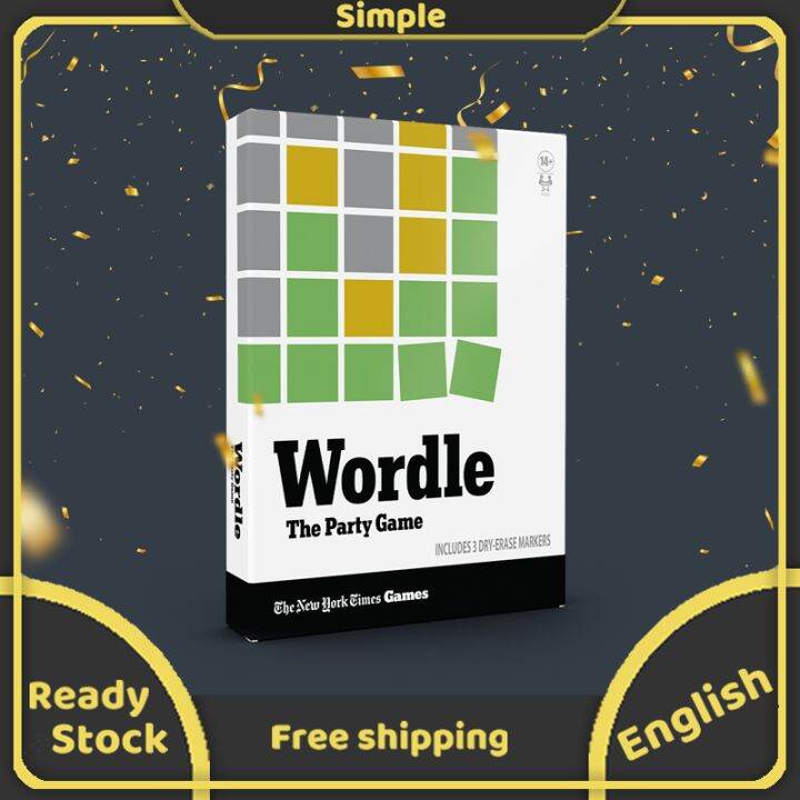 Wordle The Party Game for 2-4 Players Official Wordle Board Game ...