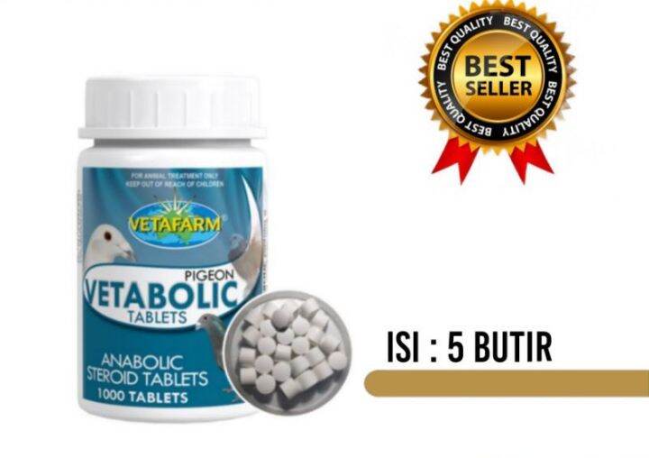 VETABOLIC VETAFARM 5 BUTIR VITAMIN MERPATI | Lazada Indonesia
