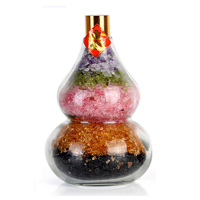 Five Elements Crystal Gourd Living Room Study Entrance Decoration Pure ...