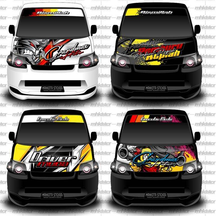 sticker cutting kabin mobil pick up grandmax suzuki new carry 1300 ...