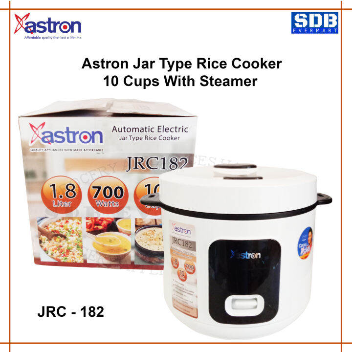 Astron 1.8 Liter Capacity Jar Type Rice Cooker (JRC-182) | Lazada PH
