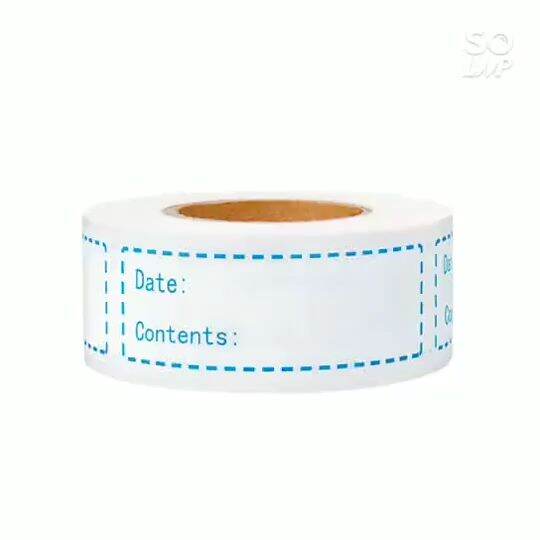 500pcs/roll Stiker Nama Border Blank Stiker Klasifikasi Label Stiker ...