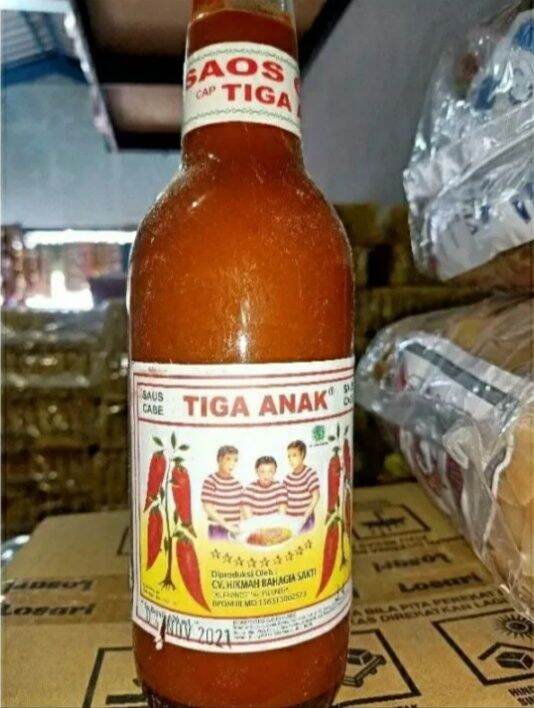 ASSAMIR- Saos Mie Ayam Dan Saos Nasi Goreng/Saos Cabe Cap 3 Anak 620 ml ...