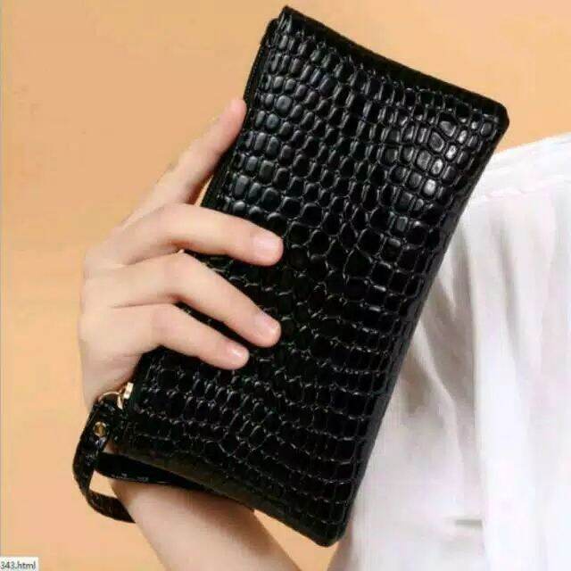 POUCH CANTIK WARNA HITAM UKURAN 18x11 CM | Lazada Indonesia