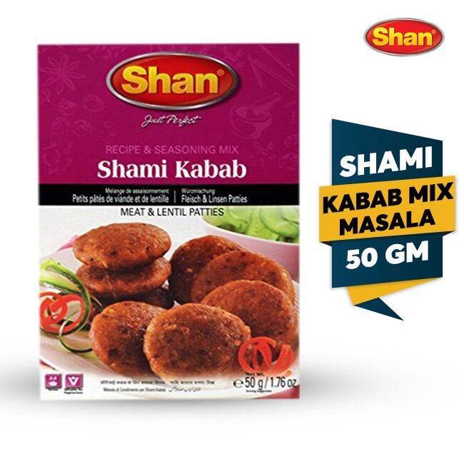 SHAN SHAMI KABAB MIX/MASALA (REMPAH SHAMI KABAB)– 50 GM | Lazada