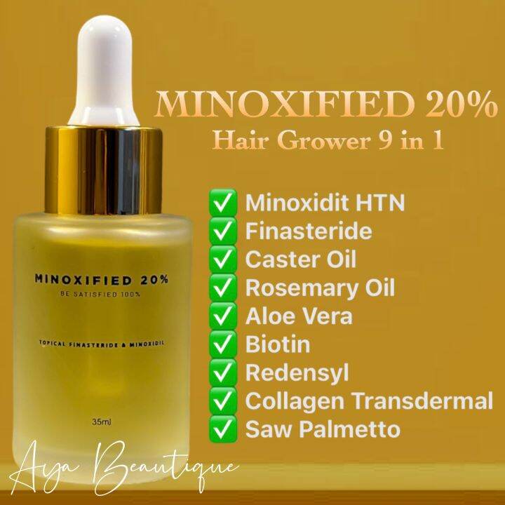MINOXIFIED 20% 9 in 1 HAIR GROWER aya beautique | Lazada PH