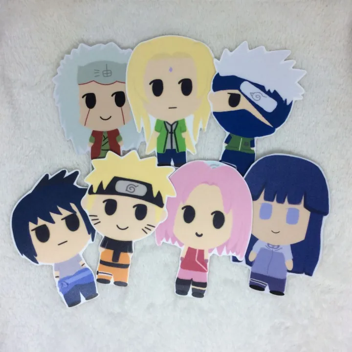 Naruto Shippuden Inspired Chibi Stickers, Anime Sticker, Naruto, Sasuke ...