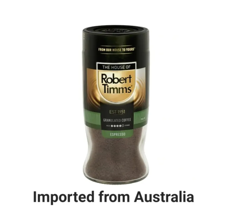 Imported Robert Timms Premium Espresso Extra Dark Roasted Granulated ...