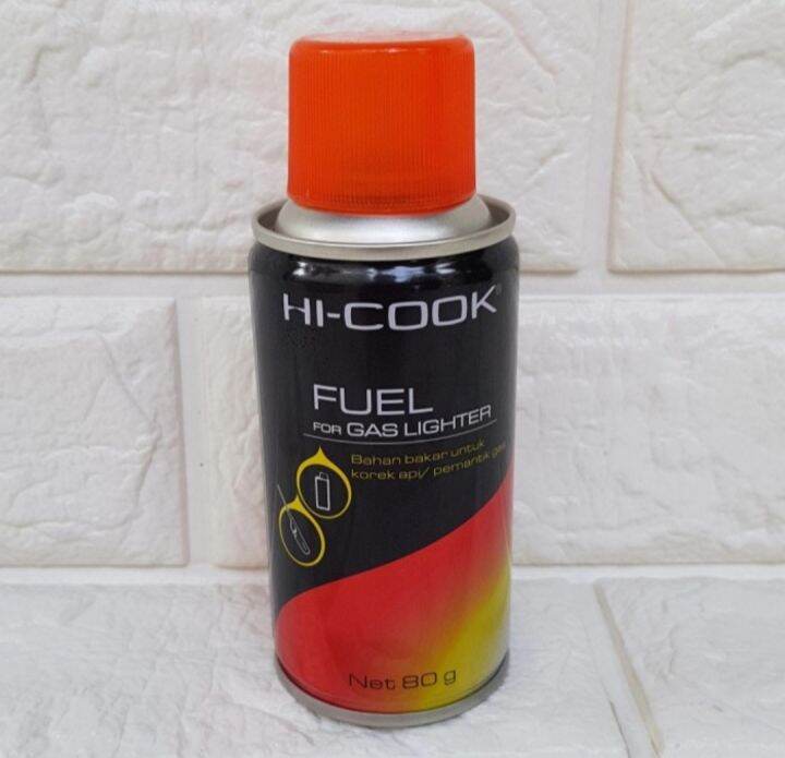 HI-COOK isi korek gas Fuel for gas lighter 80 g - Bahan bakar korek api ...