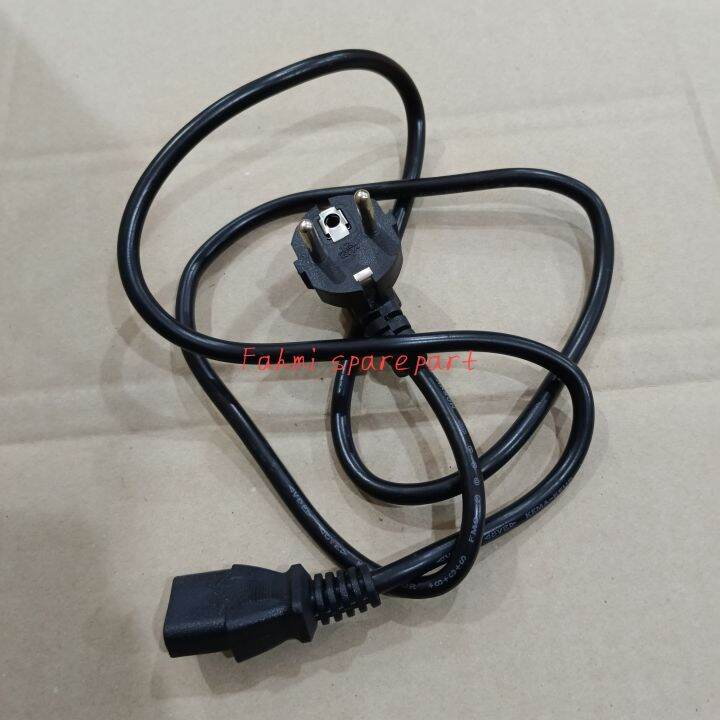 Kabel Listrik AC Kobra Hitam Kabel Magic com Mejikom 2 Lubang 10A 250V ...