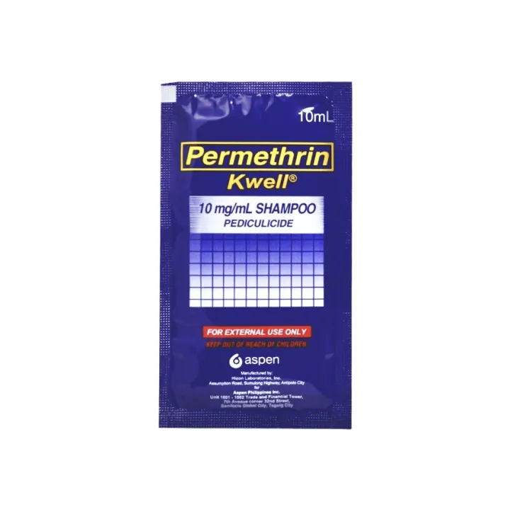 Kwell Permethrin 10mg/mL Shampoo 10mL/Sachet 3pcs | Lazada PH
