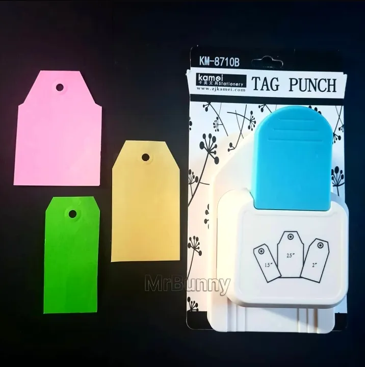 TAG PUNCHER 3 IN 1 For Gift Tag Card Making Scrapbook Diy Paper Artwork ...