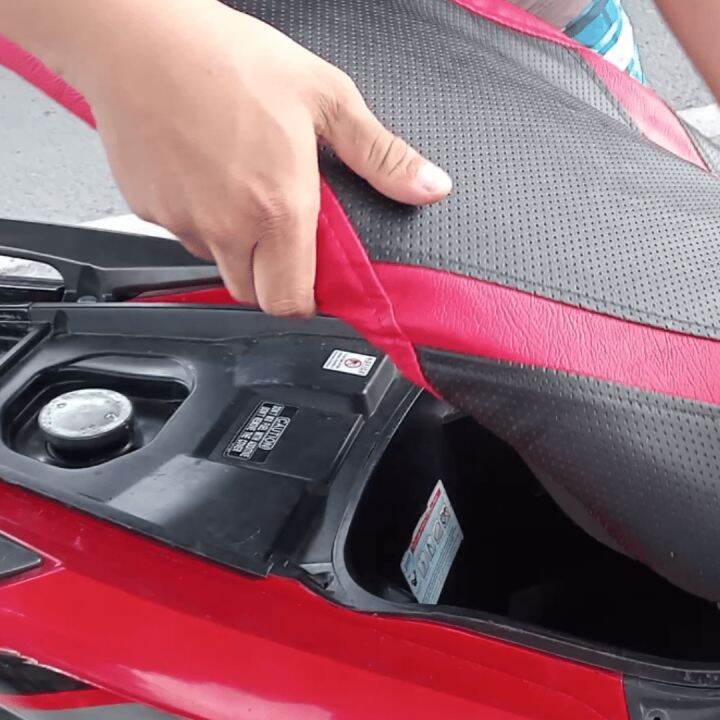 Honda Click Removable (with Garter) Motor Seat Cover | No Need for ...