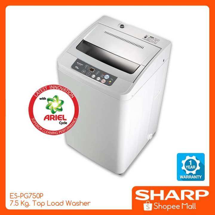 Sharp ES-PG750P 7.5 kg Fully Automatic Washing Machine | Lazada PH