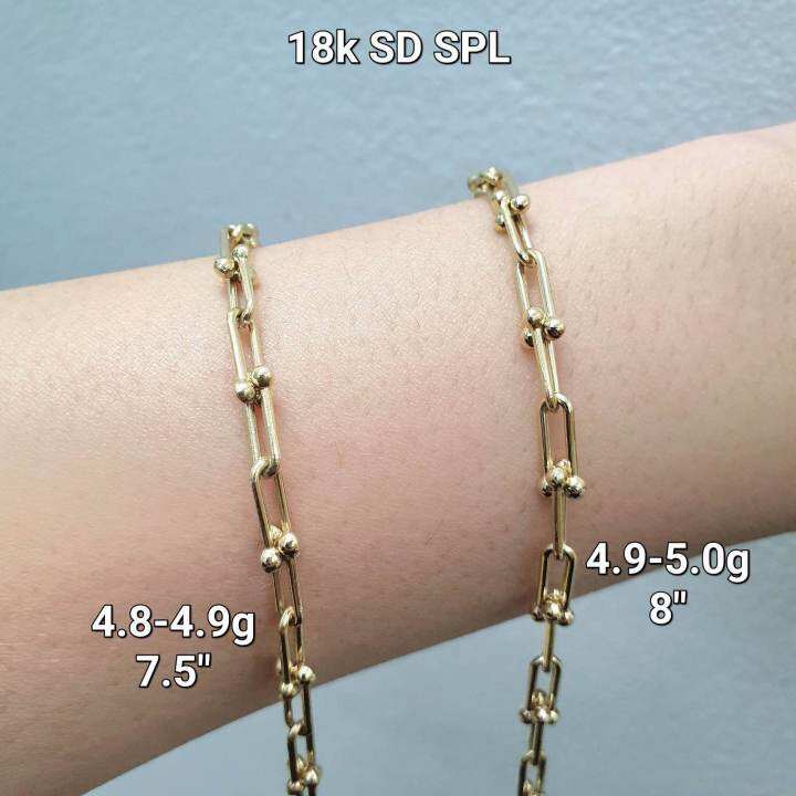 Hardware Bracelet 8inches Saudi Gold 18k | Lazada PH