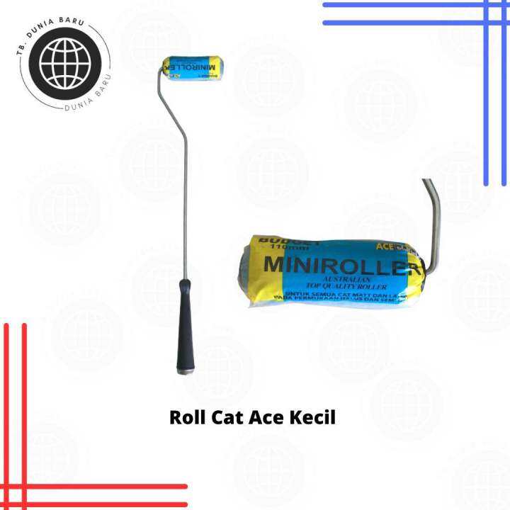 Roll Rol Cat Tembok Ace Oldfields Budget Mini Roller 110mm | Lazada ...