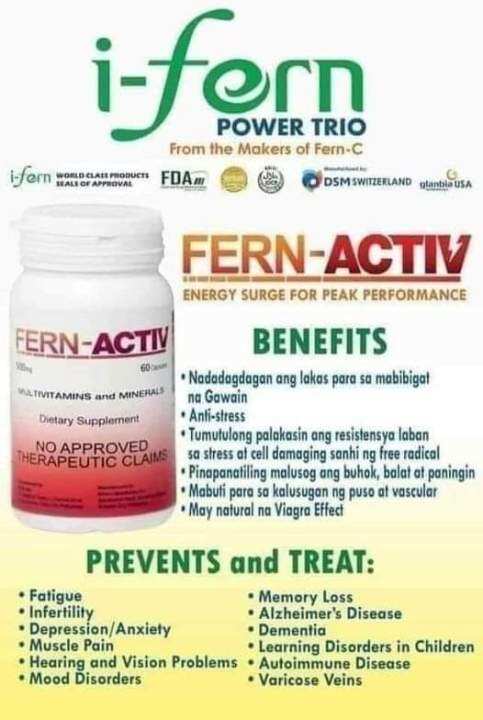 FERN-ACTIVE (MULTI-VITAMINS B COMPLEX) | Lazada PH