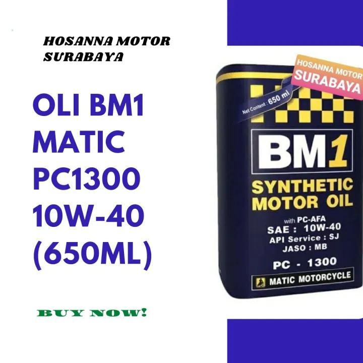 OLI BM1 MATIC PC 1300 10W-40 (650ML) | Lazada Indonesia