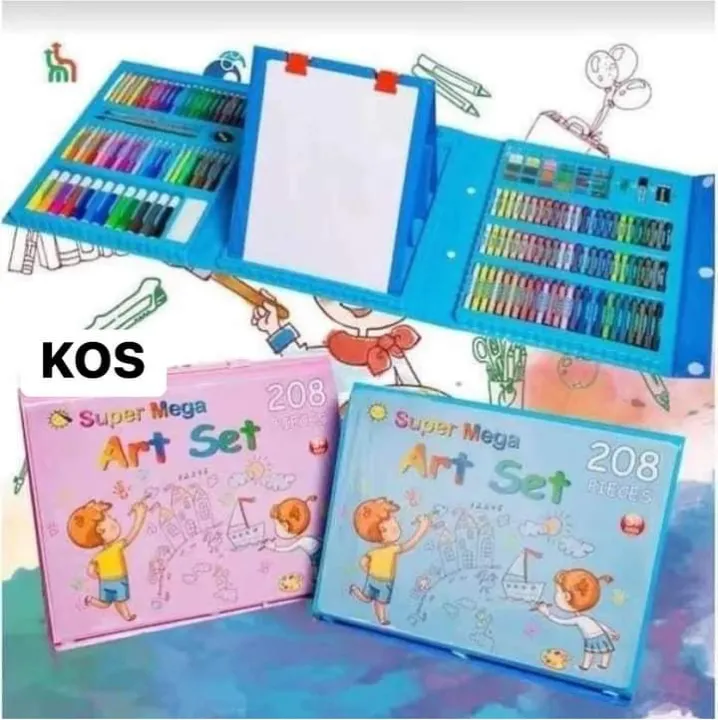 SUPER MEGA ART SET FOR KIDS ( 208 PIECES) | Lazada PH