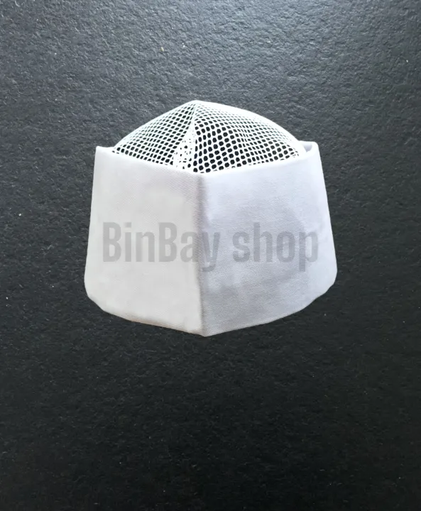 TOPI KOKI / CHEF HAT MODEL PECI JARING SEJUK WARNA PUTIH | Lazada Indonesia