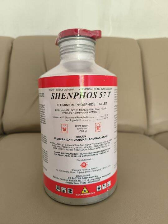 Fumigan Senpos 57T 500 Tablets 1.5 Kg Fumigasi Hama Gudang Kutu Beras ...