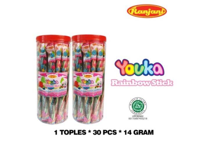 youka rainbow stick / permen aneka rasa / permen warung | Lazada Indonesia