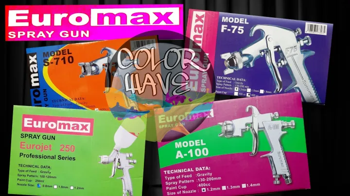 EUROMAX SPRAYGUN F-75, S-710, A-100, EUROJET200 | Lazada PH