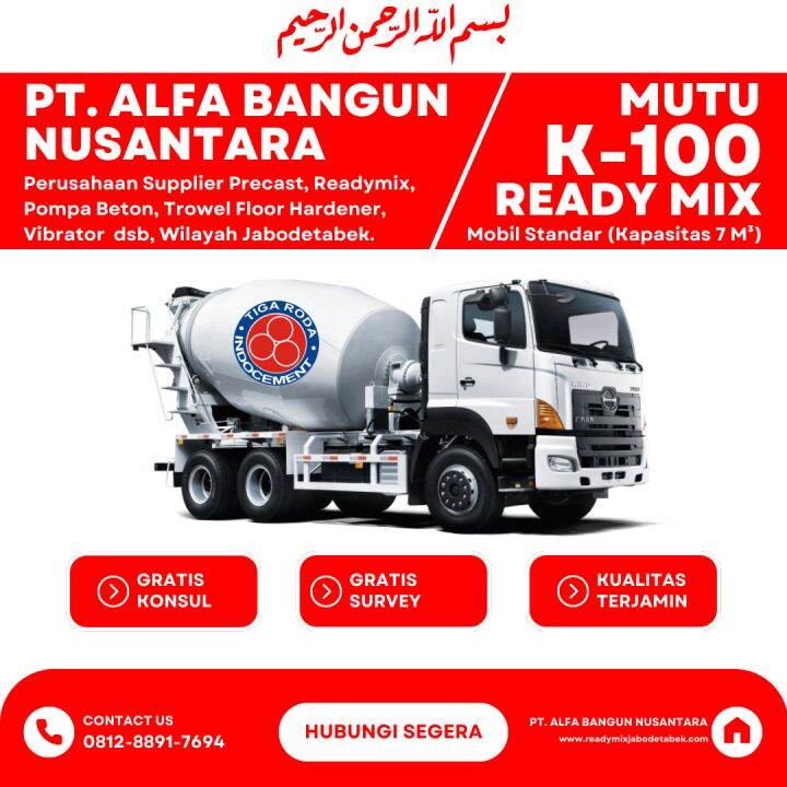 Readymix Mutu K100 s/d K200 Jabodetabek | Lazada Indonesia