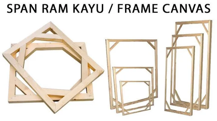 SPANRAM KANVAS BERBAGAI UKURAN 40 S/D 70 | Lazada Indonesia
