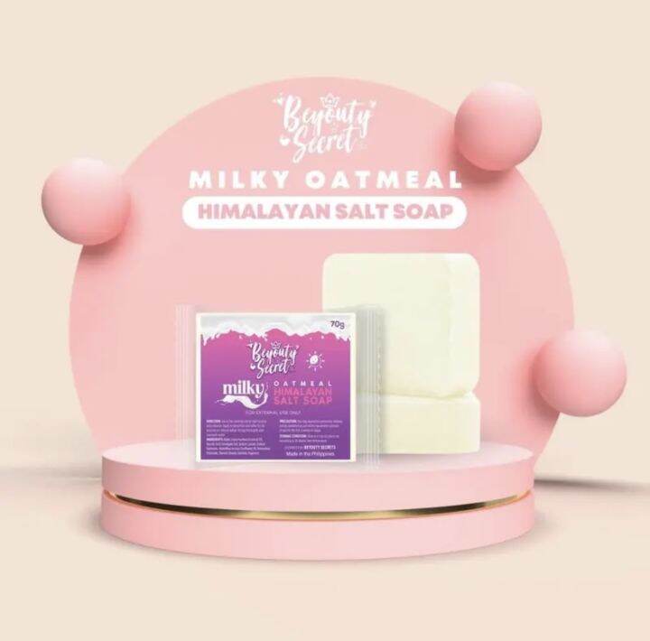 Milky Oatmeal Himalayan Salt Soap | Lazada PH