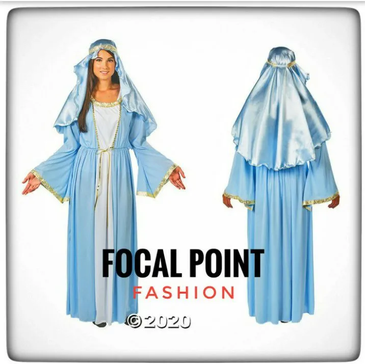 kostum bunda Maria virgin Mary biblical nativity dewasa religius ...