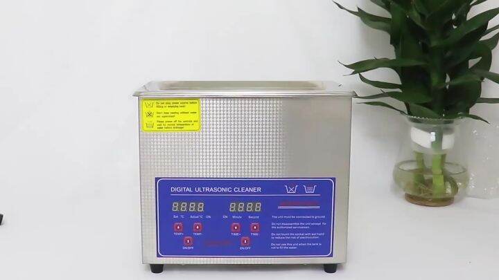 Stainless Steel Ultrasonic Cleaner with Timer Heater 10L Industrial Equipment PS‑40A | Lazada.co.th