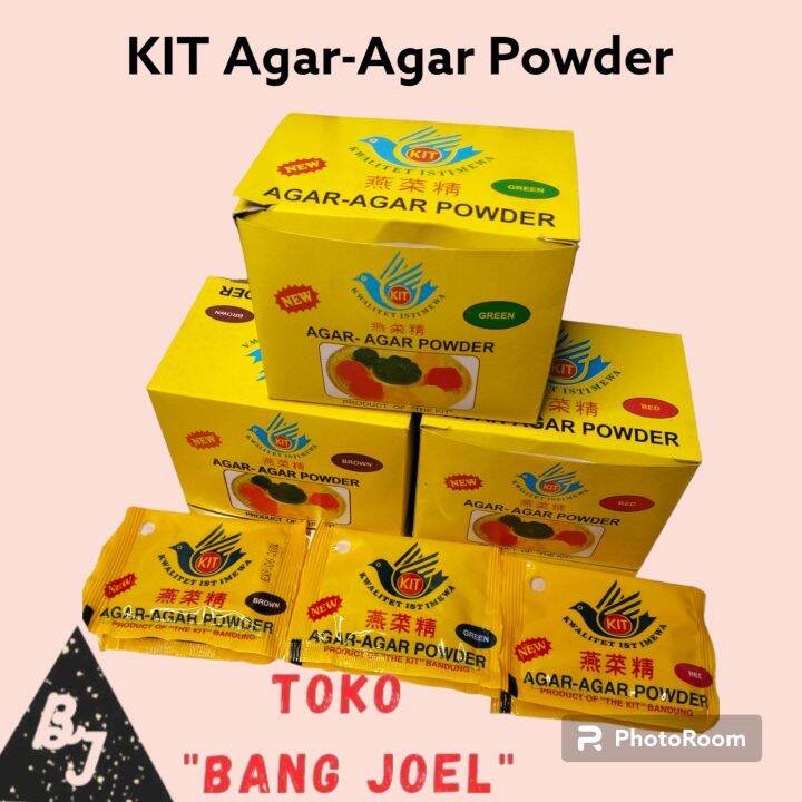 KIT Agar Agar Powder 7 Gram / Ager Ager Warna / Agar Warna Brown Coklat ...