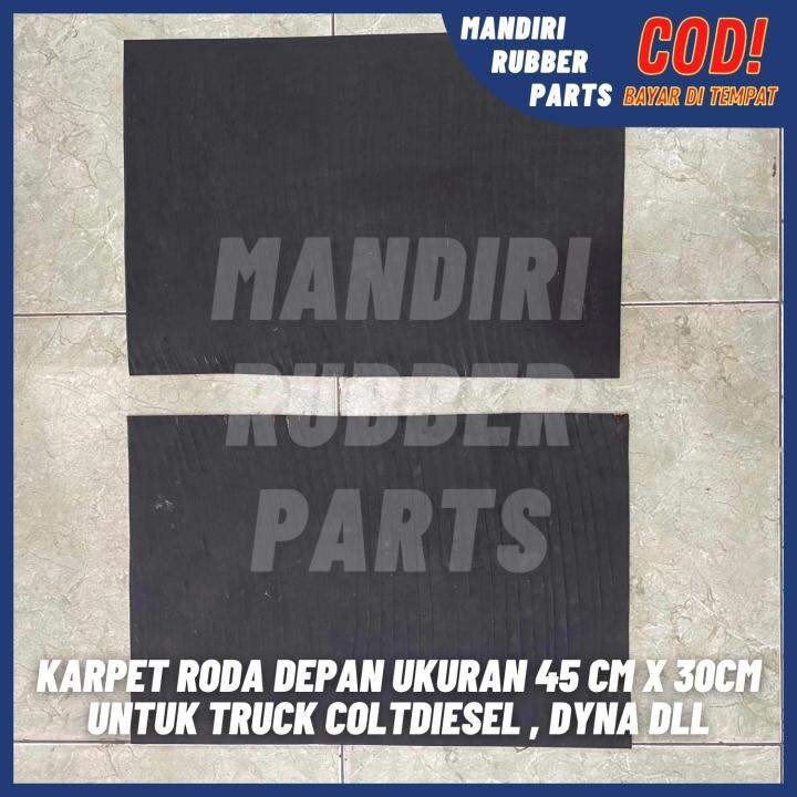 Karet Roda Depan Truk Dyna Colt Diesel / Karpet Karet Lumpur Roda Truk ...