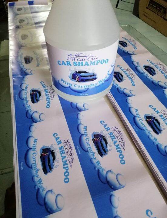 DISHWASHING LOQUID, CAR SHAMPOO, COOKING OIL STICKER LABEL WATERPROOF ...