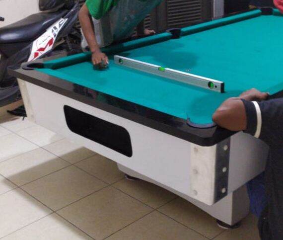 Meja Billiard Biliar Bilyar pooltable 8feet 8ft batu Marmer tebal tanpa ...