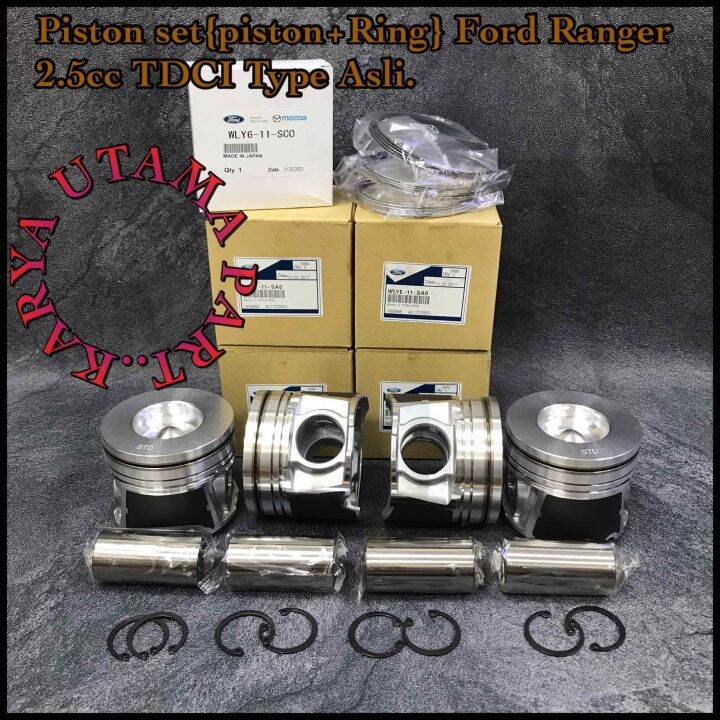 Piston Set/Piston Ring Ford Ranger 2.5cc TDCI Type Asli | Lazada Indonesia