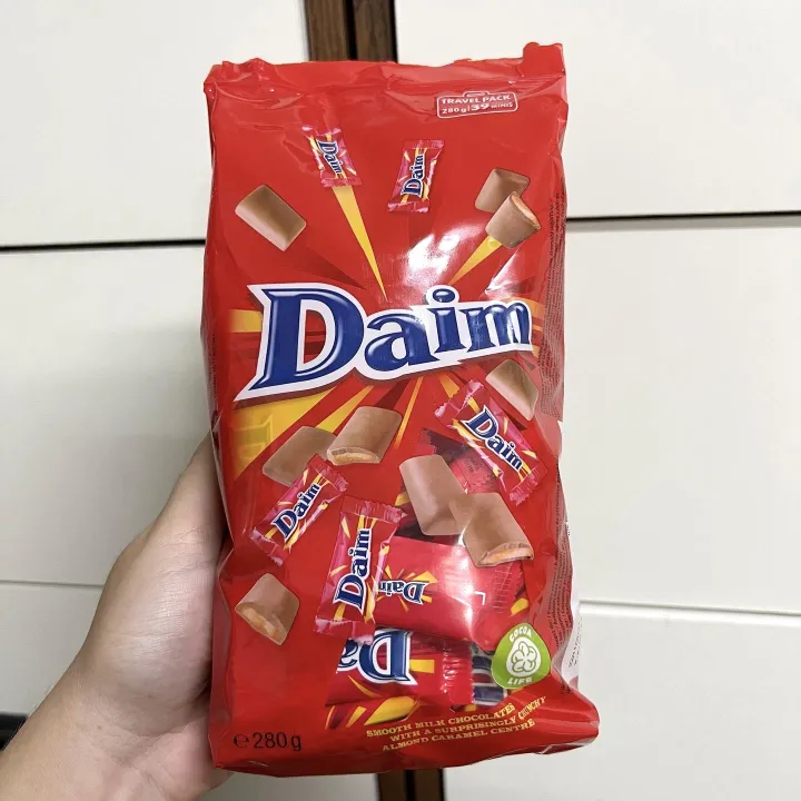Daim Caramel Chocolate เดม ช็อกโกแลตสอดไส้คาราเมล 280g | Lazada.co.th