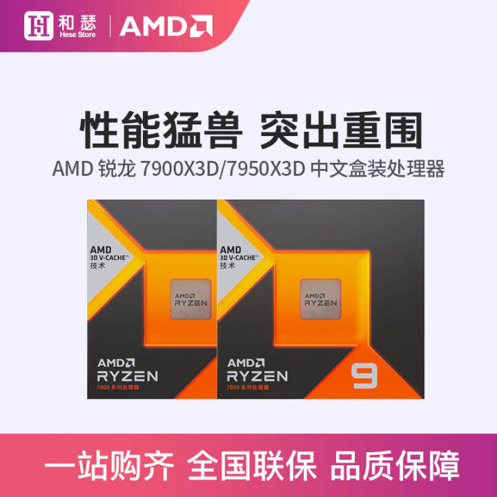 AMD Ruilong R7 7800x3d/R9 7900x3d Chinese Boxed CPU Processor | Lazada PH